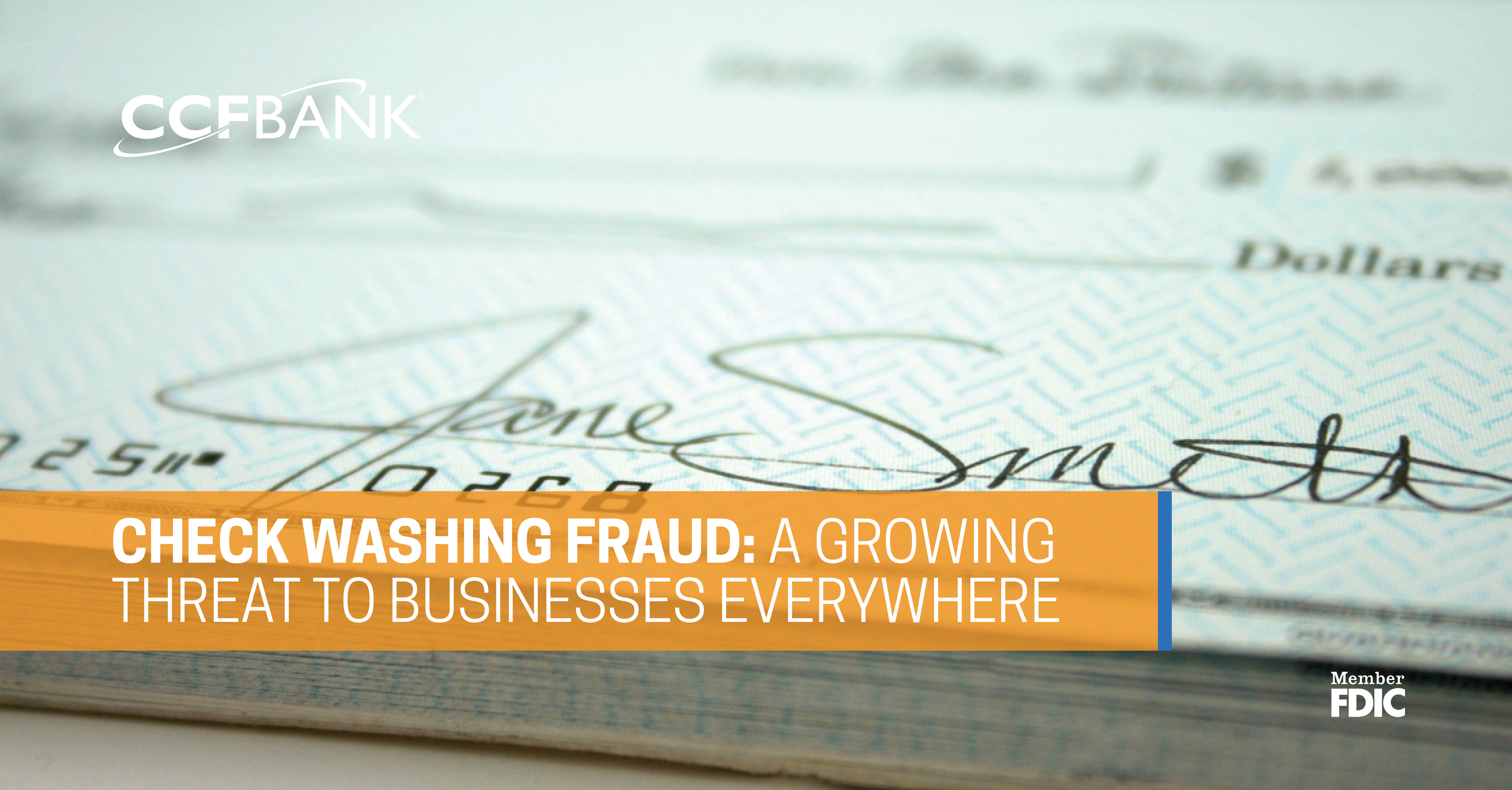 Protect Your Business from Check Washing Fraud