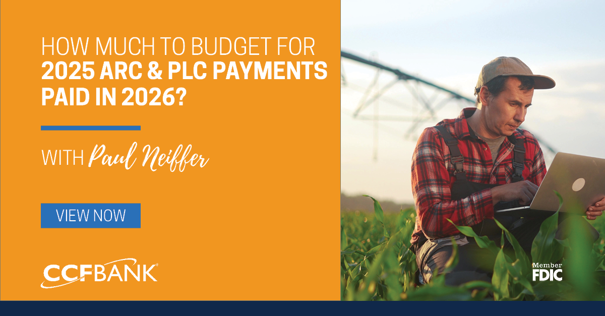 ARC/PLC 2025 Payments: Bill Act Changes & MN/WI Estimates
